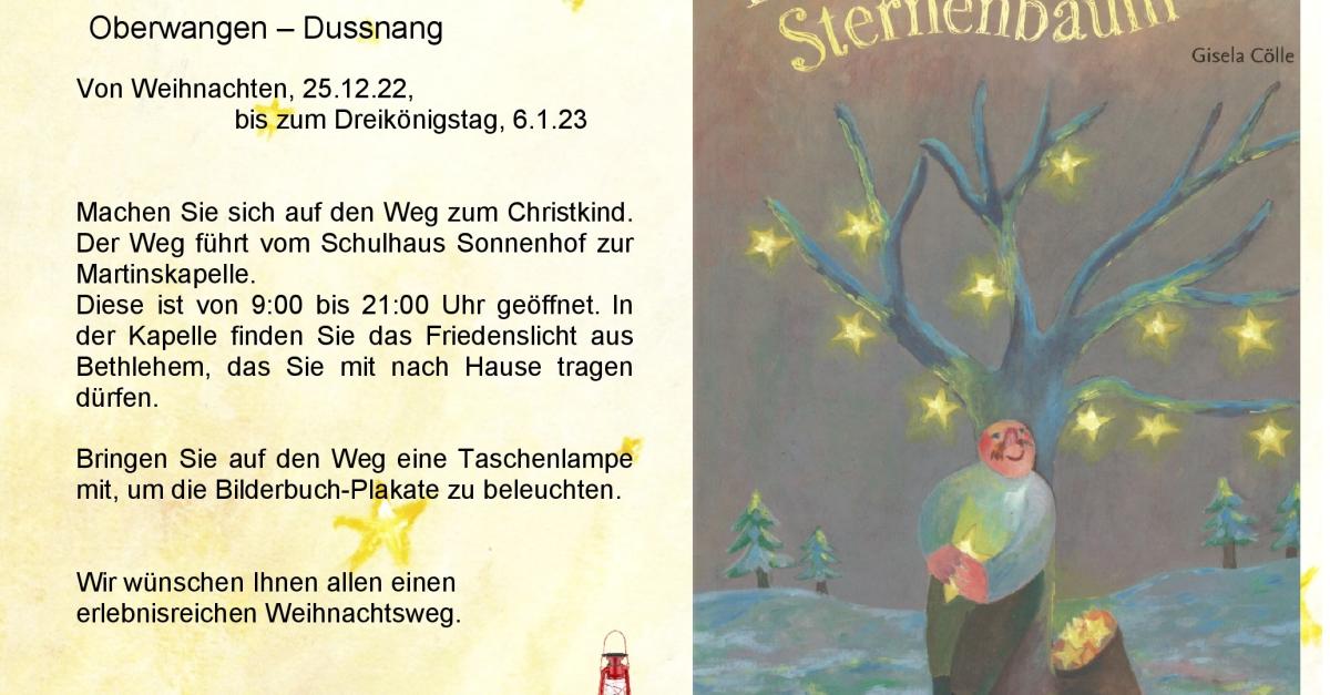 Weihnachtsweg | Katholische Pfarrei St. Idda Fischingen